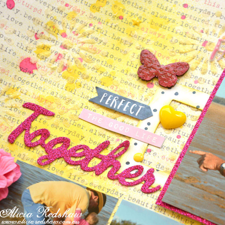 123 Challenge – January 2016 – Perfect Together Layout – Alicia Redshaw